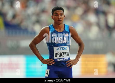 September 28, 2019: Donavan Brazier of United States and Marco Arop of ...
