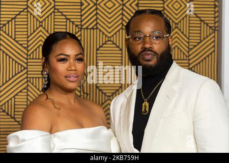 Director Ryan Coogler and his wife Zinzi Evans attending The Black ...