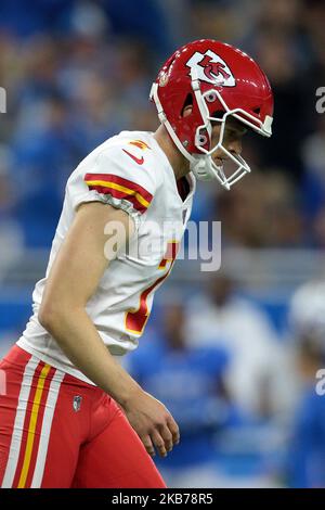 Kansas City Chiefs kicker Harrison Butker arrives before an NFL ...