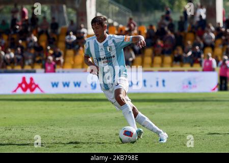 Team of Virtus Entella during the Italian championship Serie B football ...