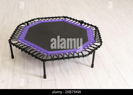 growth empty space trampoline jump cyan fitness small white purple ...