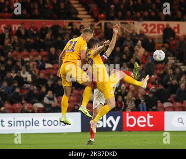 Preston North End's Patrick Bauer during the Carabao Cup second round ...