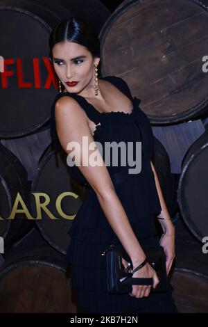 Barbara Islas poses for photos during the launching of the Tv Series ...