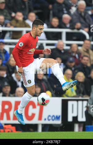 Diogo Dalot of Manchester United during the Premier League match Leeds ...