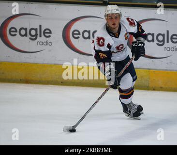 Luke Tull of Guildford Phoenix during National Ice Hockey League ...