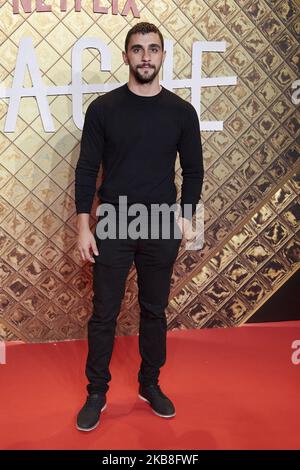 Cesar Mateo attends the Netflix's 'Hache' premiere at Paz Cinema in ...