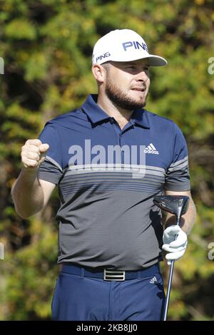 Tyrrell Hatton of England in action during Third Round of the 2024 PGA ...