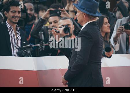 Bill Murray walks a red carpet during the 14th Rome Film Festival on ...