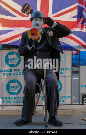 Anti Brexit Protesters outside Houses of Parliament with Jacob Rees ...