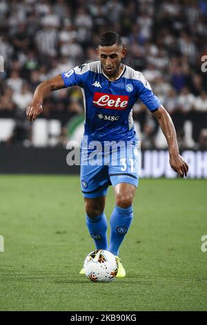 Faouzi Ghoulam of Napoli in action Napoli 21-02-2019 Stadio San Paolo ...