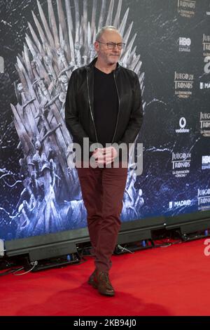 Irish actor Liam Cunningham attends the 'Game Of Thrones. The Official ...