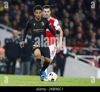 Marcus Edwards of Vitoria during Europa League Group F between Arsenal ...