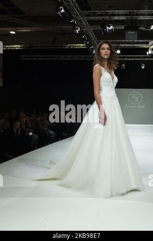 fashion model with Vertize Gala design, during the bridal fashion ...