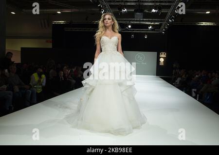 fashion model with Vertize Gala design, during the bridal fashion ...