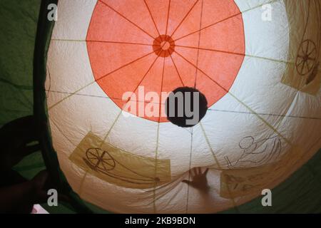 Fanush Festival , Paper made hot air balloon, Was once the integral ...