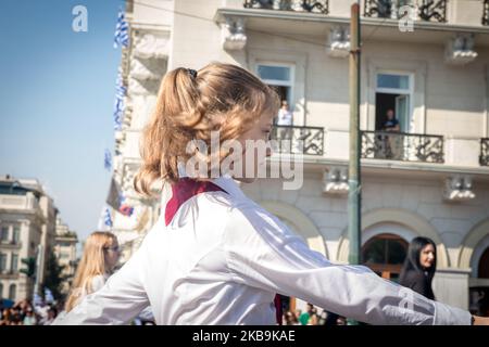 People take part at OXI day parade in Athens, Greece on october 28th ...