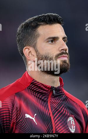 Mateo Musacchio of AC Milan during the Serie A match at Stadio Giuseppe ...