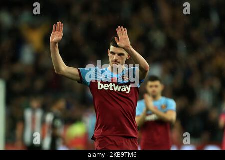 West Ham’s Declan Rice apologises to the fans after the Premier League ...
