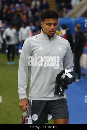 Leicester City's James Justin during the Premier League match at the ...