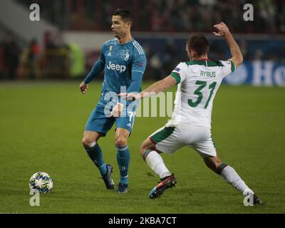 Cristiano Ronaldo During The Champions League Match Juventus Fc Vs Real
