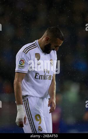 Karim Benzema of Real Madrid lament a failed occasion during the UEFA ...
