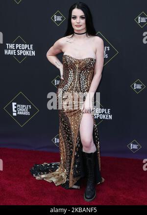 Wrester Paige - Saraya-Jade Bevis arrives at the 2019 E! People's ...