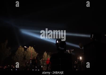 A Interactive Art installation titled 'Border Tuner' installed on ...