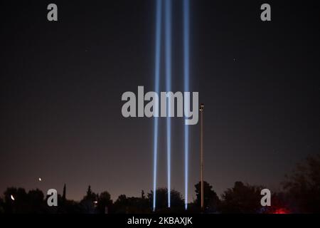 A Interactive Art installation titled 'Border Tuner' installed on ...