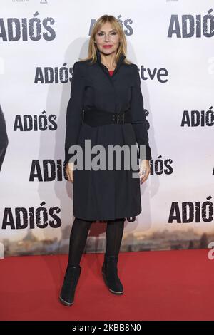 Mapi Galan attends the 'Adios' premiere at 'Capitol' cinema in Madrid ...