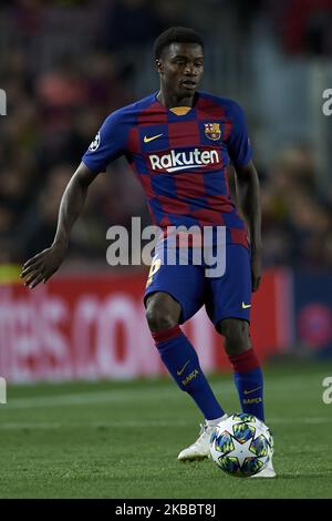 Moussa Wague of Barcelona during the UEFA Champions League stage match ...