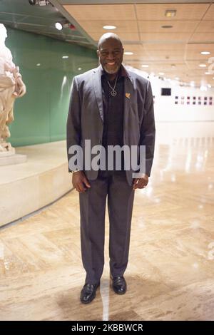 GOSPEL American singer Paul Brembly poses during the portrait session ...