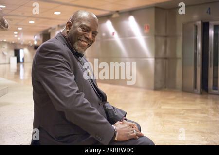 GOSPEL American singer Paul Brembly poses during the portrait session ...