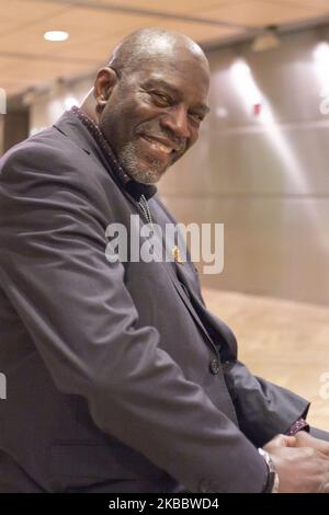 GOSPEL American singer Paul Brembly poses during the portrait session ...
