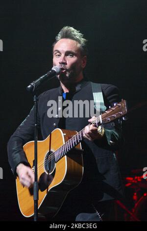 Italian singer Nek (Filippo Neviani) in concert during the final of the ...