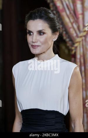 Queen Letizia of Spain attends an audience with representatives of the ...