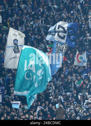 ss lazio ultras curva nord during SS Lazio vs AS Roma, Italian soccer ...