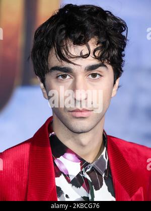 Alex Wolff at the world premiere of "Jumanji: The Next Level'" held at ...