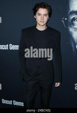 Cole Sprouse arrives at the UNCUT GEMS Los Angeles Premiere held at the ...