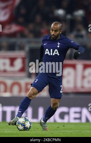 Lucas of Tottenham during the Group B match of the UEFA Champions ...