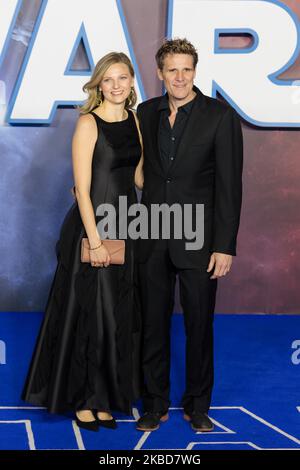 James Cracknell (R) and Jordan Connell attend the European film ...