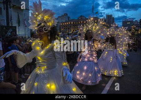 Christmas Lights in Sao Bento Park, Niteroi, Brazil Stock Photo - Alamy