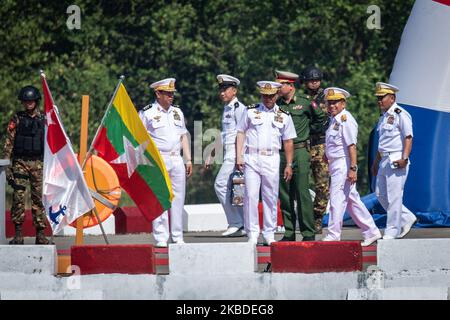 Myanmar military commander in chief Senior General Min Aung Hlaing ...