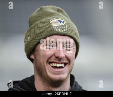 Sean Longstaff #36 of Newcastle United fouls Paul Lewis #22 of Tranmere ...