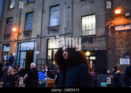 People showcase their outfit during London Fashion Week Men's January ...