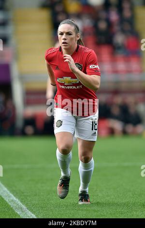 Kirsty Hanson of Manchester United Women during Barclays FA Women Super ...