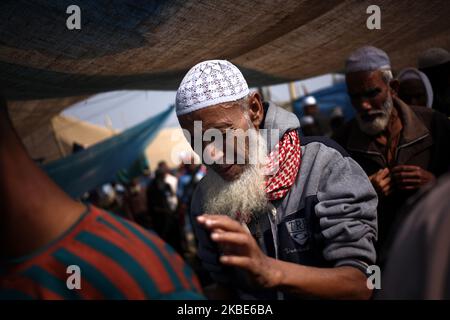 Muslim Devotees arrived to attend Jumma prayer at Tongi, on the ...