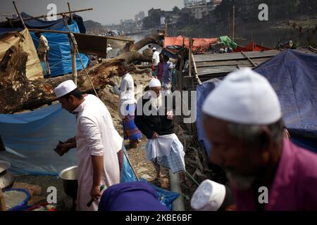 Muslim Devotees arrived to attend Jumma prayer at Tongi, on the ...