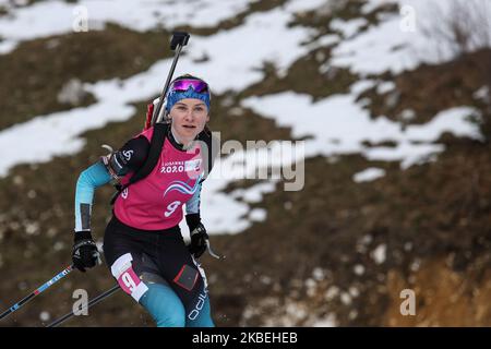 Jeanne Richard from France during the BMW IBU World Cup Oslo ...