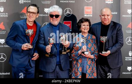 Julieta Serrano poses in the Press Room after winning the the best ...