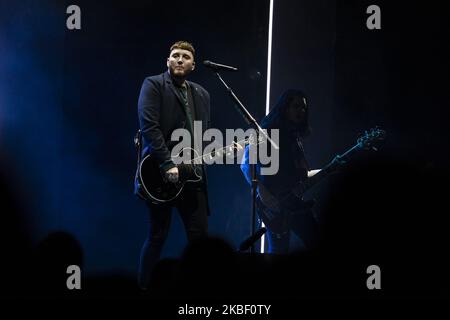 English singer and songwriter James Arthur performs on stage in Campo ...